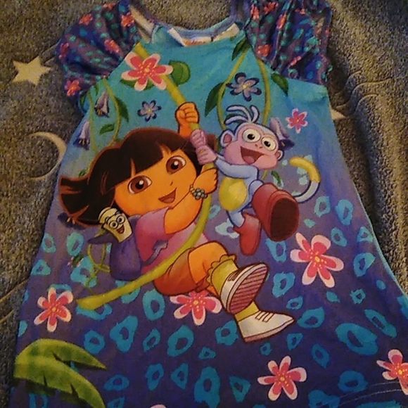 Nickelodeon | Pajamas | Toddler Dora Night Gown | Poshmark